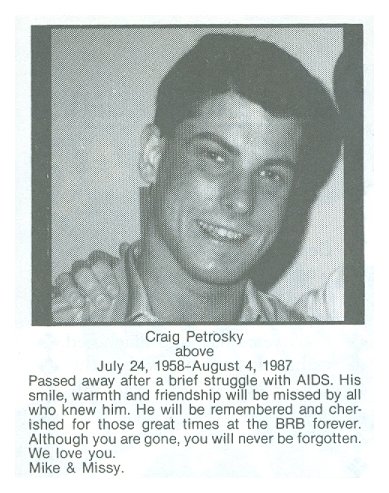 AUG 4 1987 - PETROSKY CRAIG