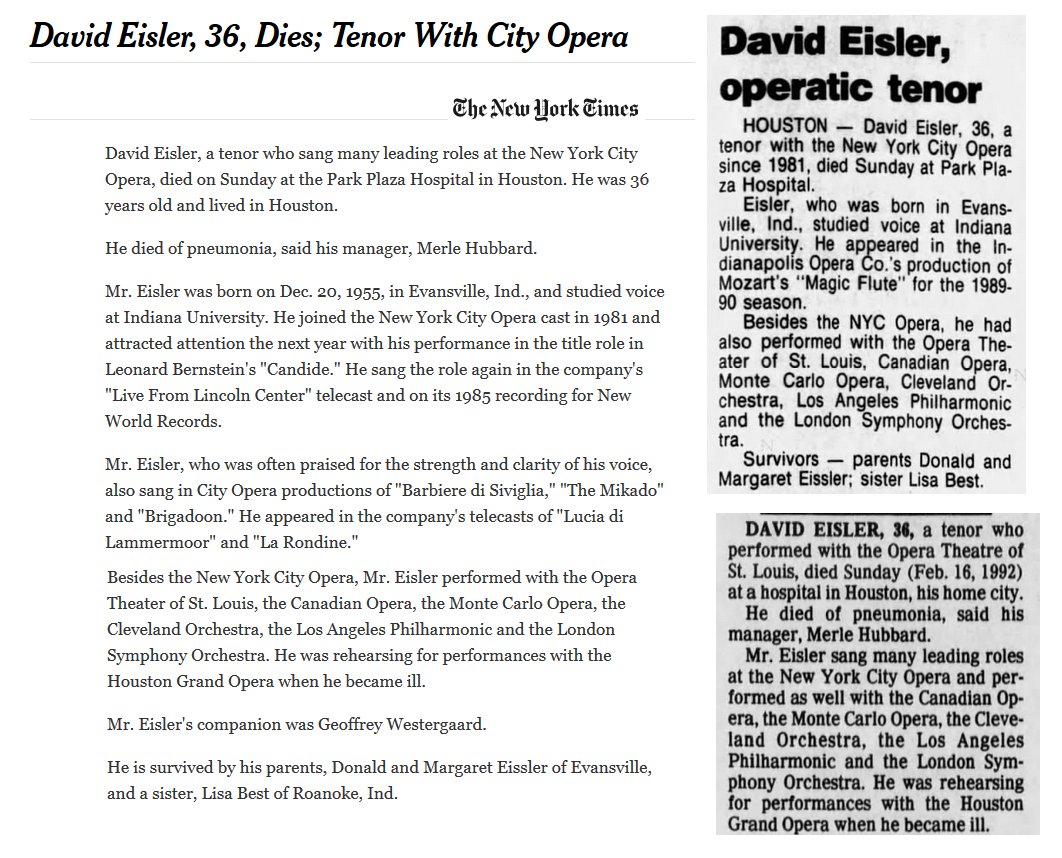 FEB 16 1992 - EISLER DAVID