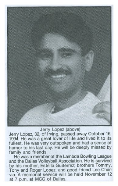 OCT 16 1994 - LOPEZ JERRY