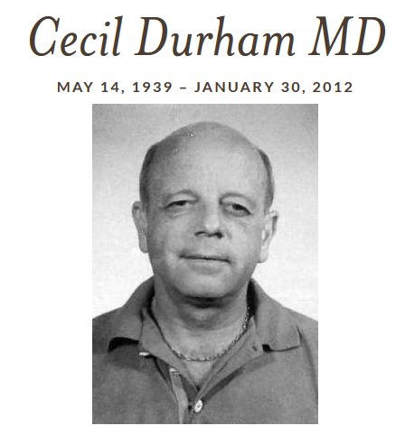 JAN 30 2012 - DURHAM CECIL